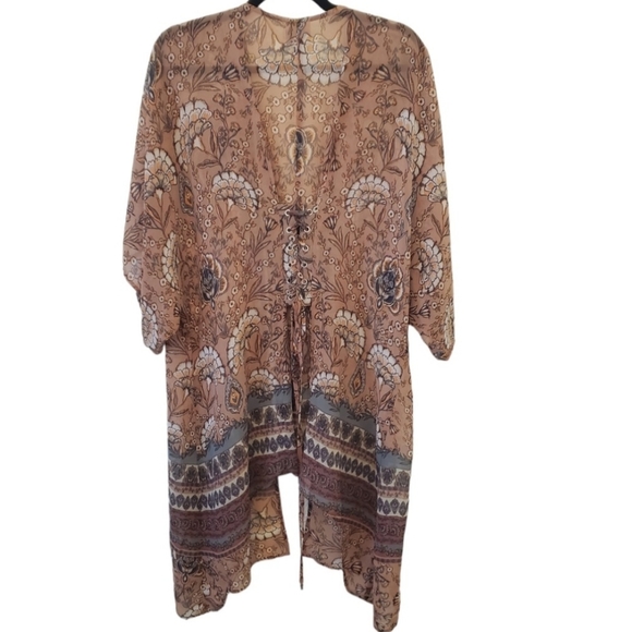 Knox Rose | Kimonos & Yukatas | Knox Rose Corset Tieback Floral ...